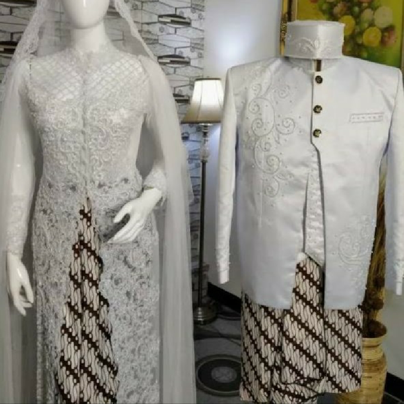 Sewa Gaun Kebaya Jas Beskap Pengantin Depok Ibu Made 